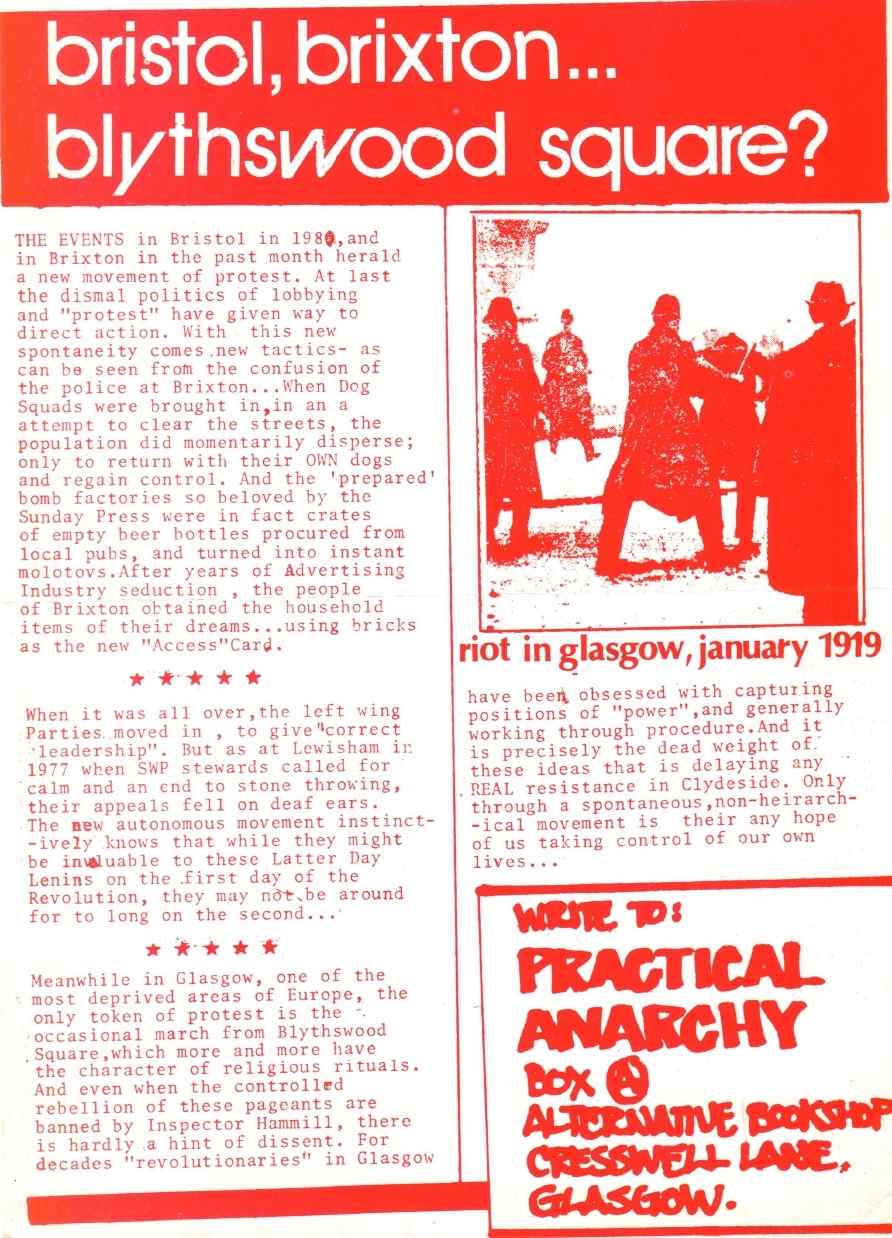Practical Anarchy (Glasgow) posters | libcom.org